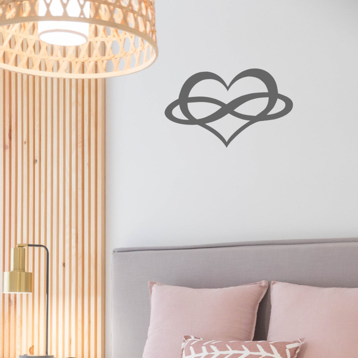 Infinity Heart Metal Sign – Tinkerin Metal Art